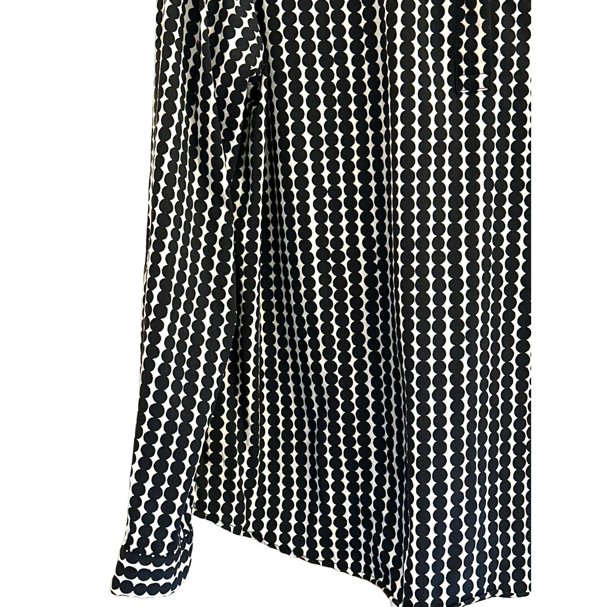 Marimekko X Uniqlo Collab Women's Black Ivory Mod Dot Print Size XS ...
