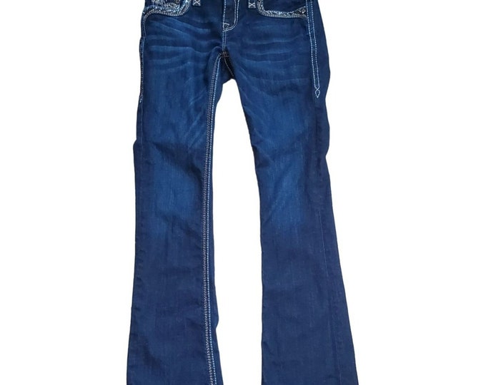 Rock Revival Kai Straight Leg Jean Women's 28 - Etsy