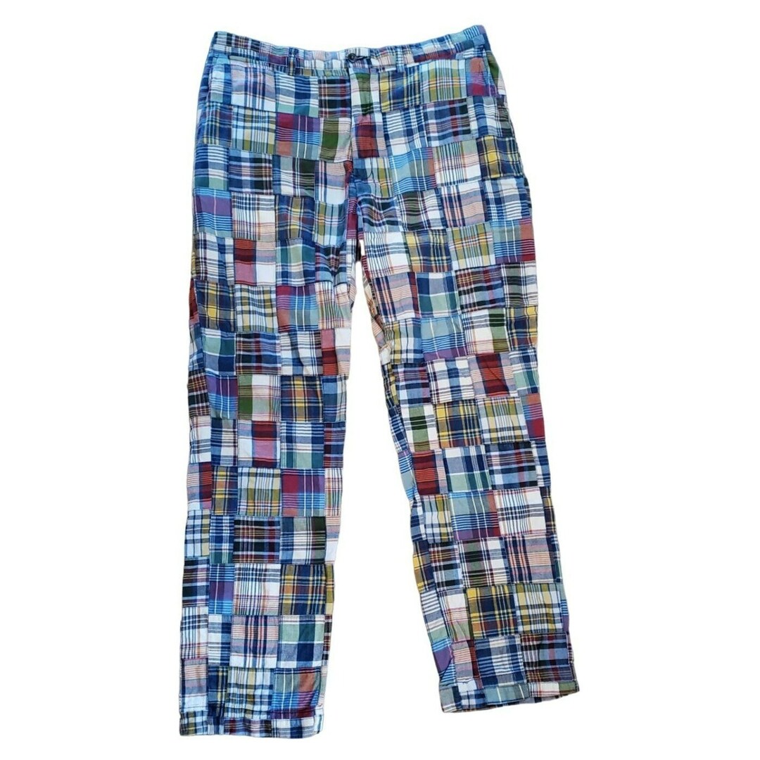 Vintage Polo Ralph Lauren Men's Madras Multi-colored Pants - Etsy
