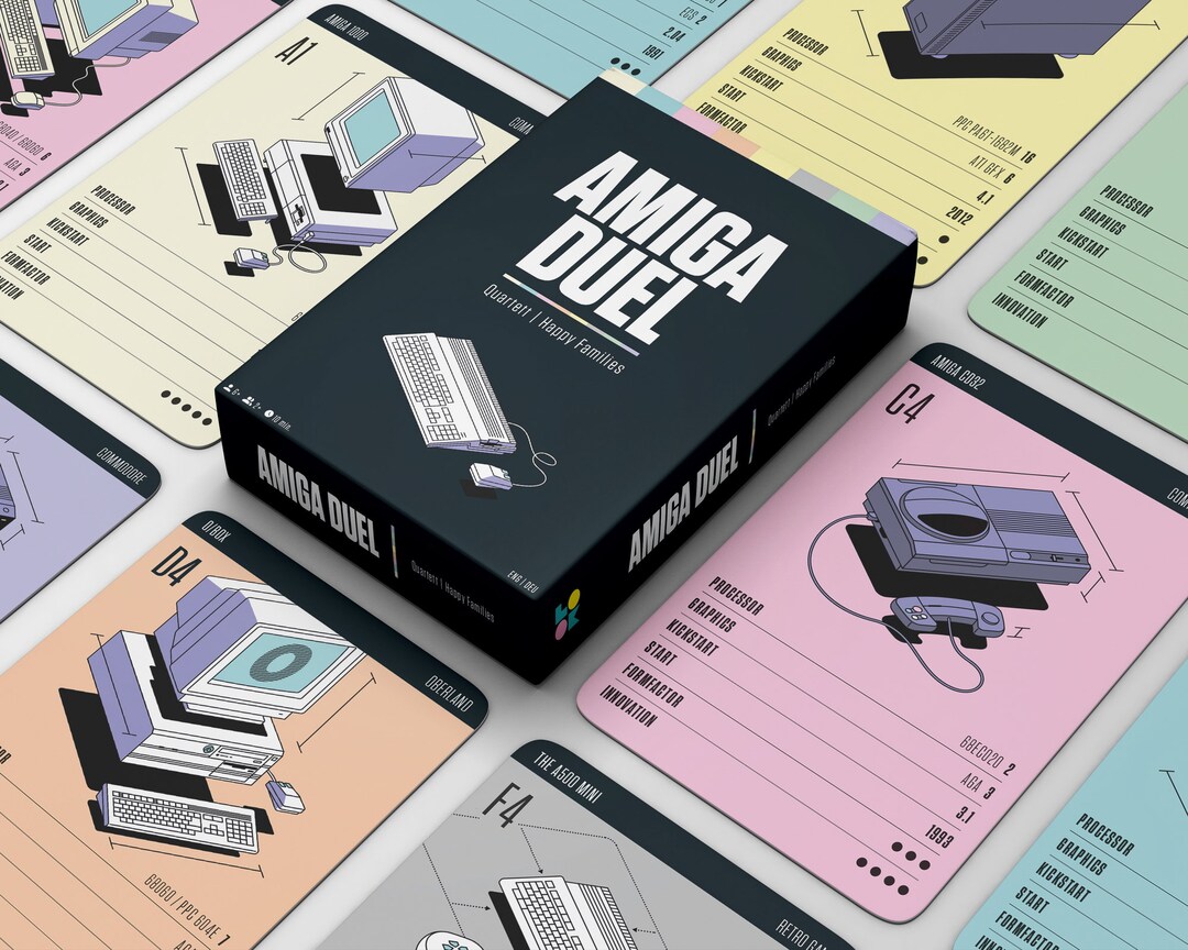 Amiga Duel - the Quartet & Trump Card Game for Real Amiga Fans - Etsy UK