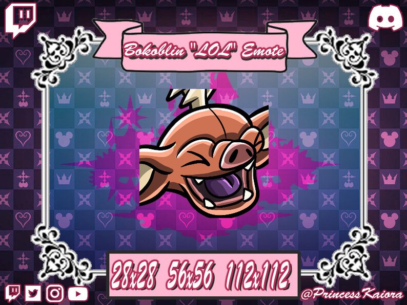 TOTK Bokoblin lol Emote TEARS of the KINGDOM - Etsy