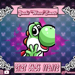 Yoshi's Island Emote Set for Twitch, Youtube, and Discord! - Etsy