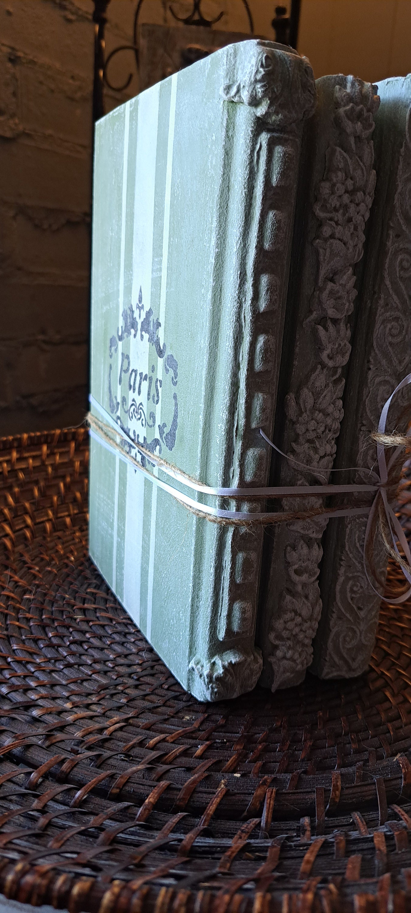 Vintage Styled Book Stack - Etsy