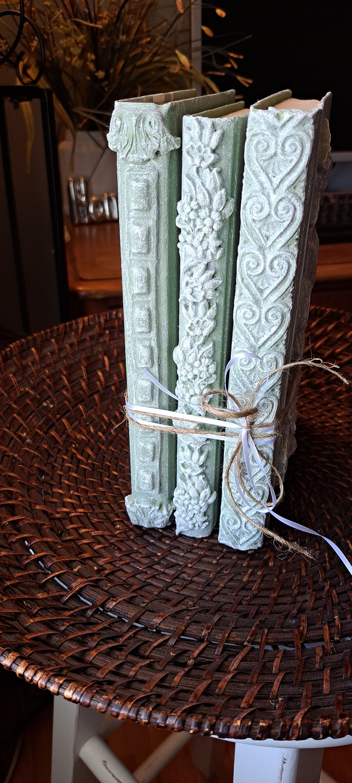 Vintage Styled Book Stack - Etsy