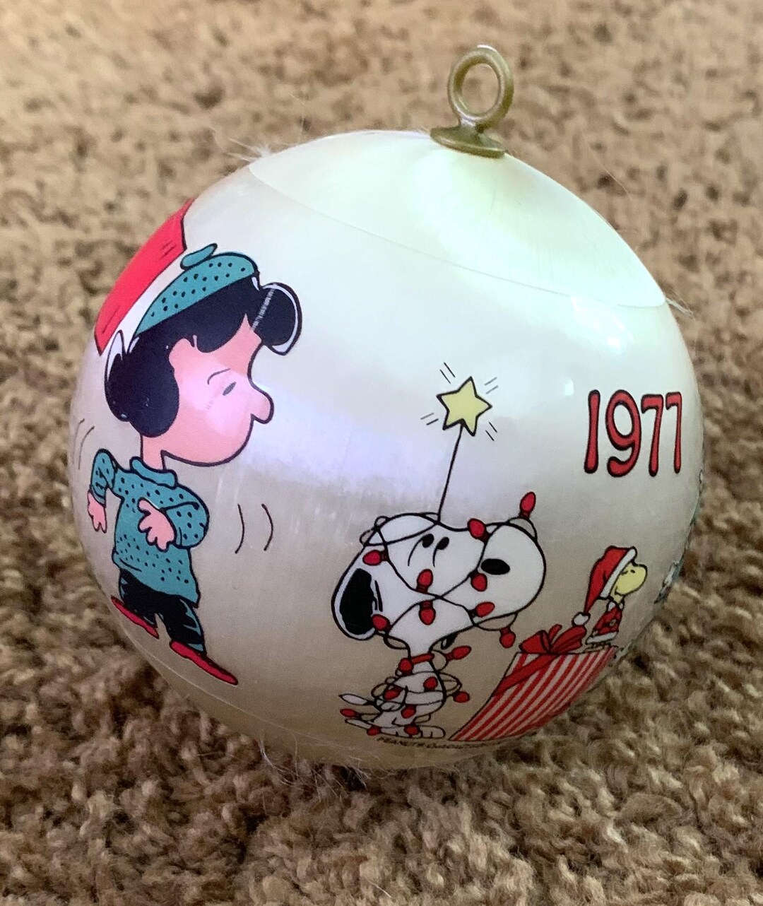 Hallmark Snoopy Satin Christmas Ornament 1977 - Etsy
