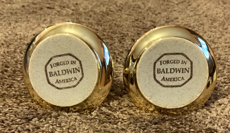2 Baldwin 3brass Candle Holders - Etsy