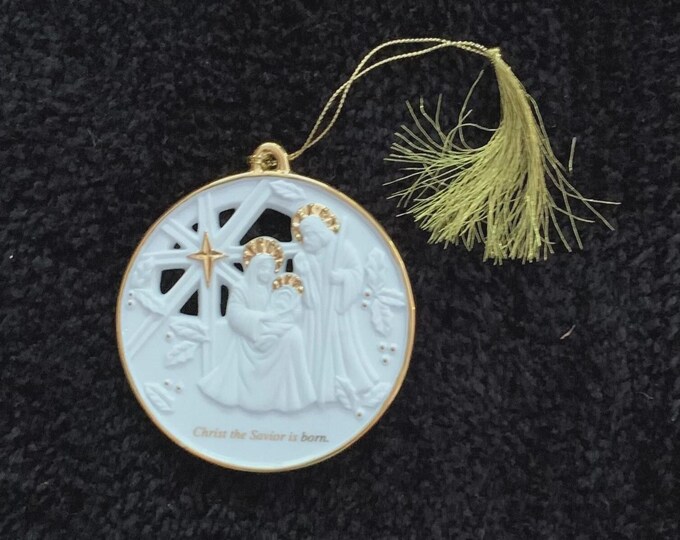 Lenox Millennium Nativity Collection “christ the Savior is Born.” Xmas ...