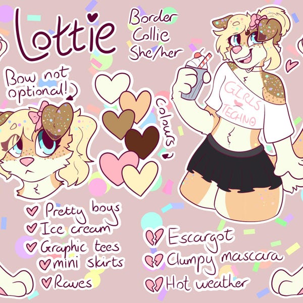 Furry Ref Sheet - Etsy