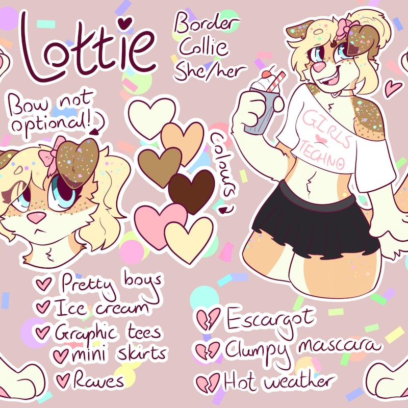 Furry Ref Sheet - Etsy