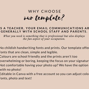 Modern Teacher Email Signature Collection - Elevate Your Communication ...