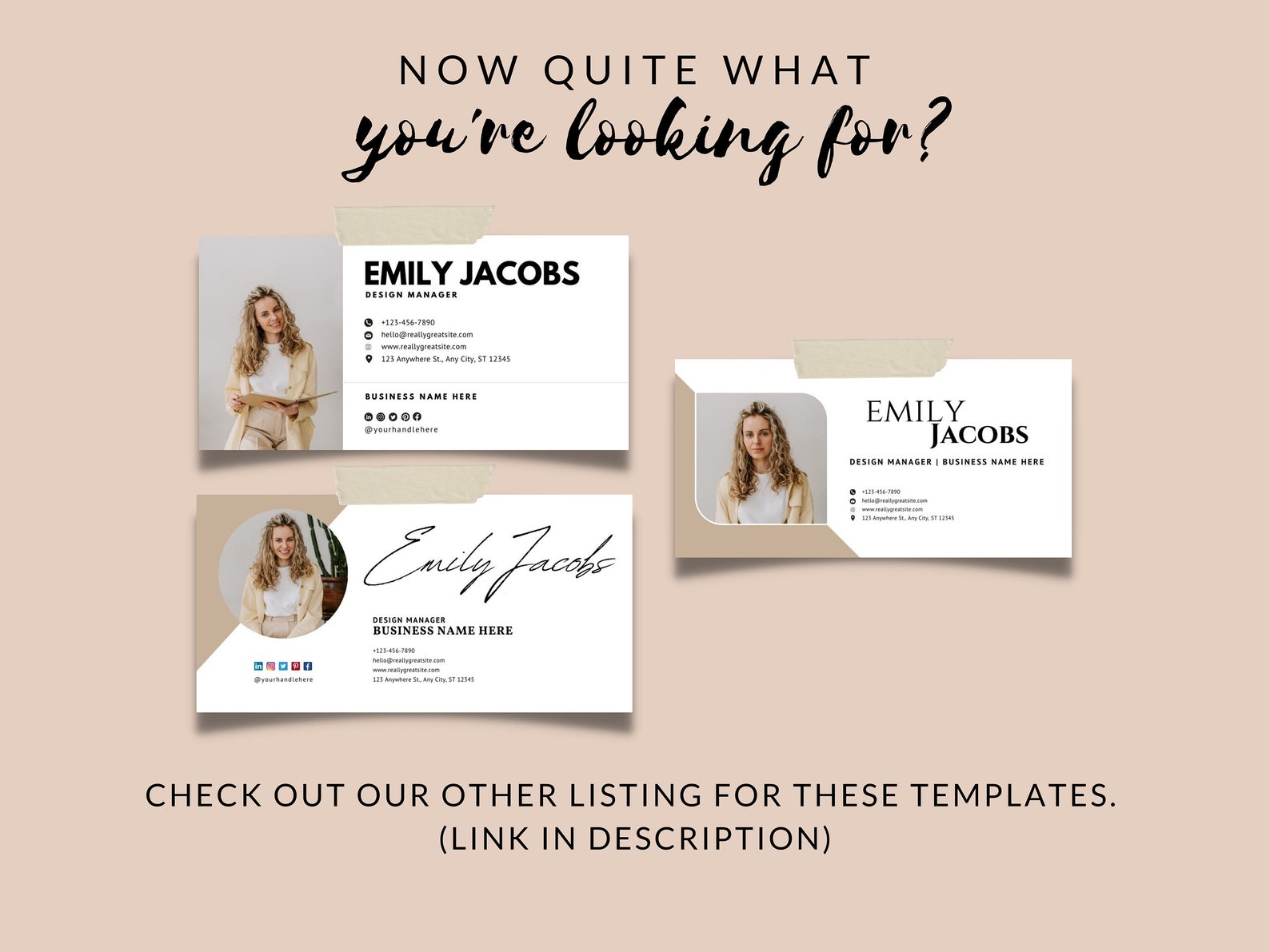 Modern Teacher Email Signature Collection Elevate Your Communication ...