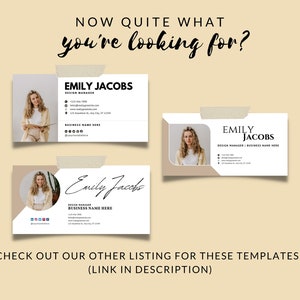 Email Signature Teacher Editable Canva Template, Seasonal Bundle Boho ...