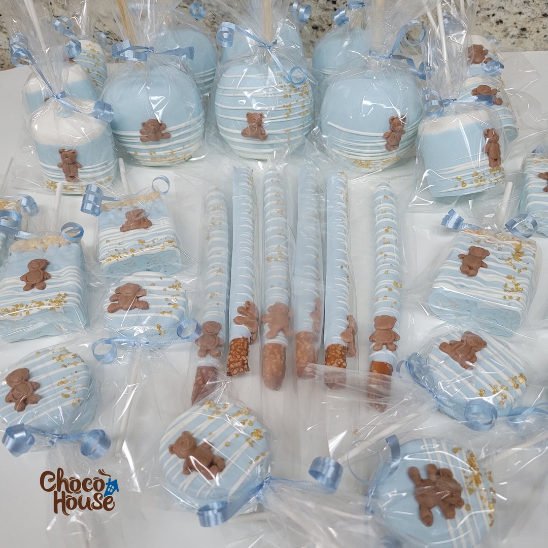 30 Teddy Bear Themed Treats Bundle. Baby Shower. Party Favors. Light ...