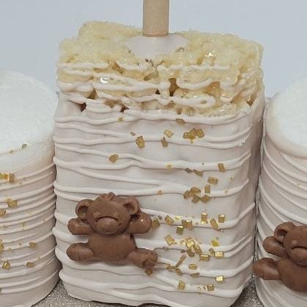 Rice Krispy Treats Teddy Bear - Etsy