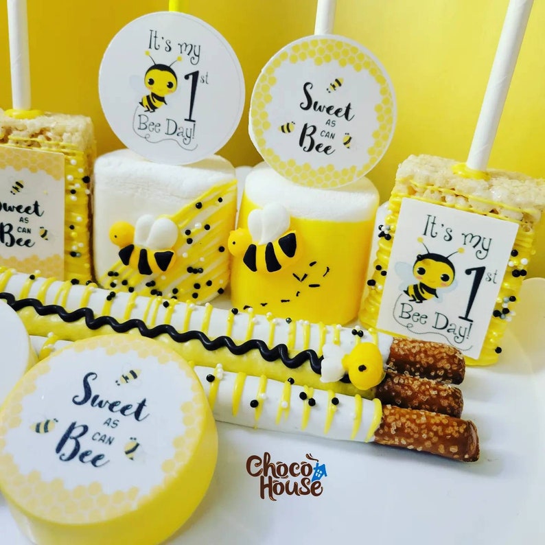 Bee Themed Party Favors. Chocolate Treats. It's My First - Etsy