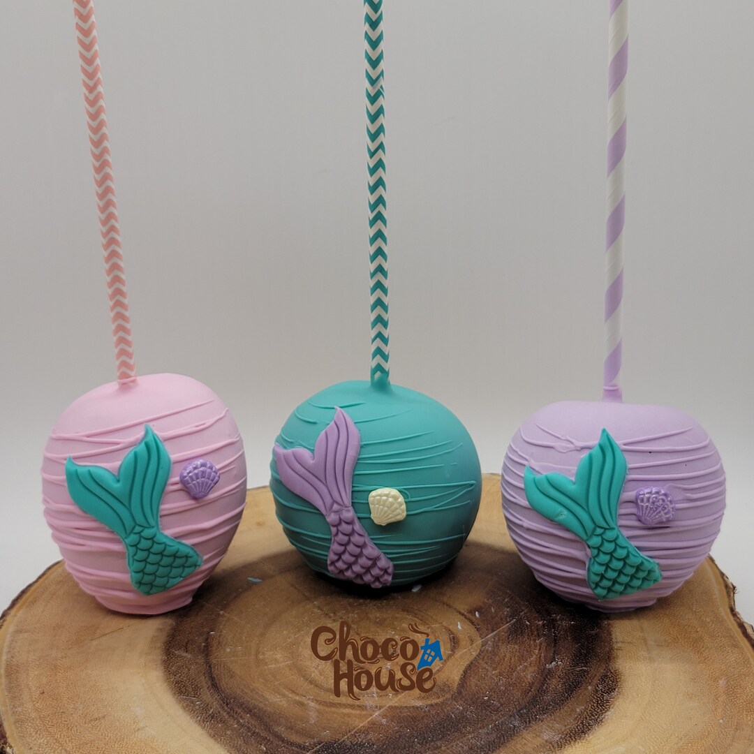 Mermaid Chocolate Candy Apples. 10 Pcs - Etsy