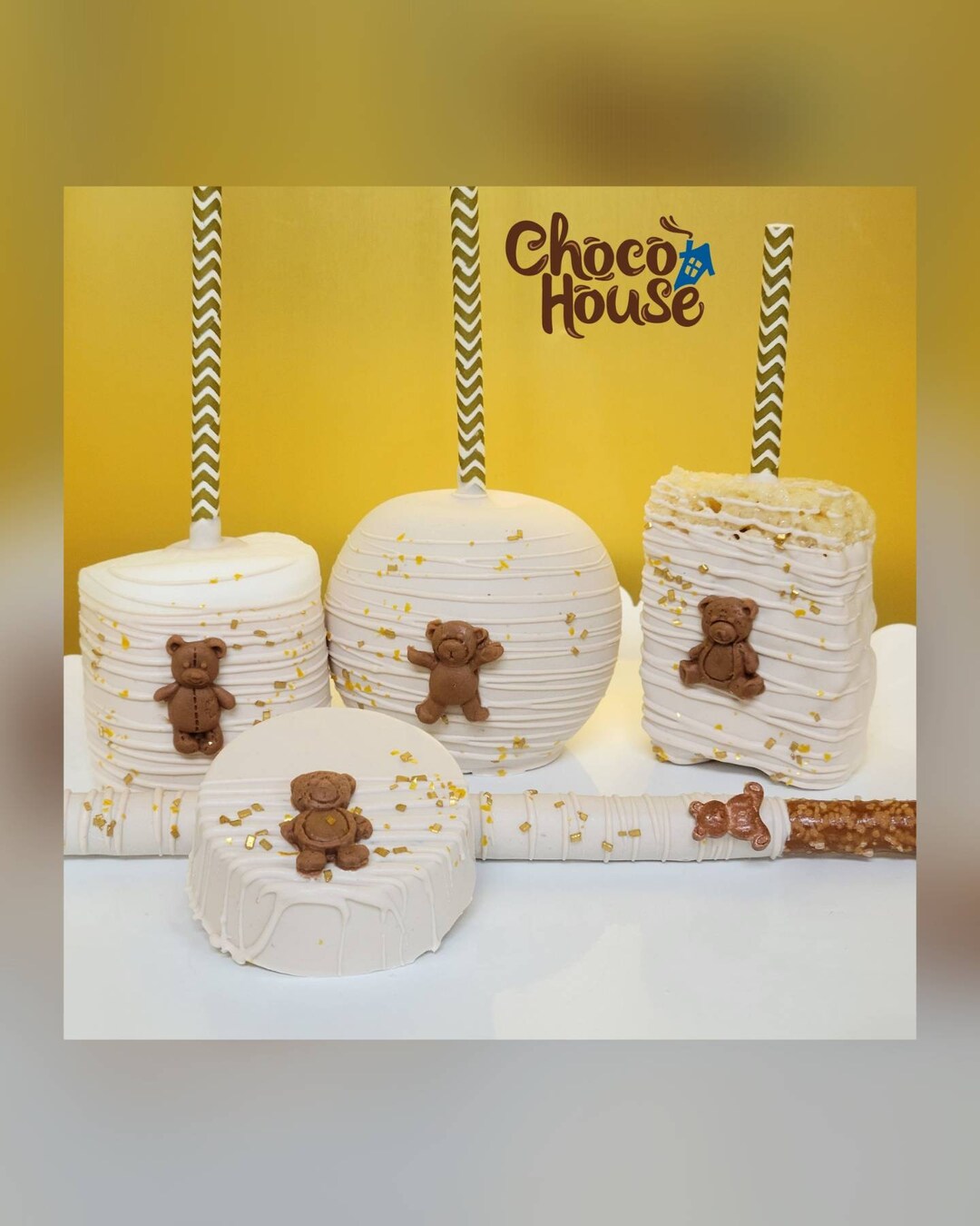 Teddy Bear Treats Bundle. Baby Shower. Party Favors. We Can Bearly Wait ...