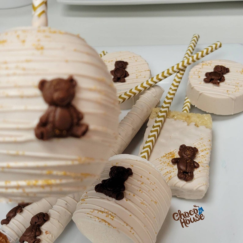 Teddy Bear Treats Bundle. Baby Shower. Party Favors. We Can Bearly Wait ...