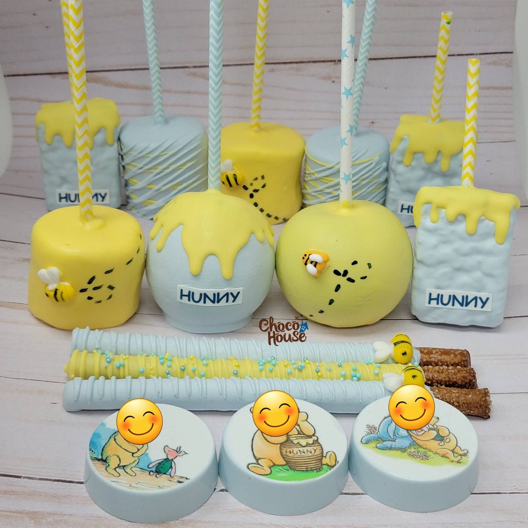 Hunny Pot and Bee Themed Chocolate Treats Bundle. Baby Shower. Party ...