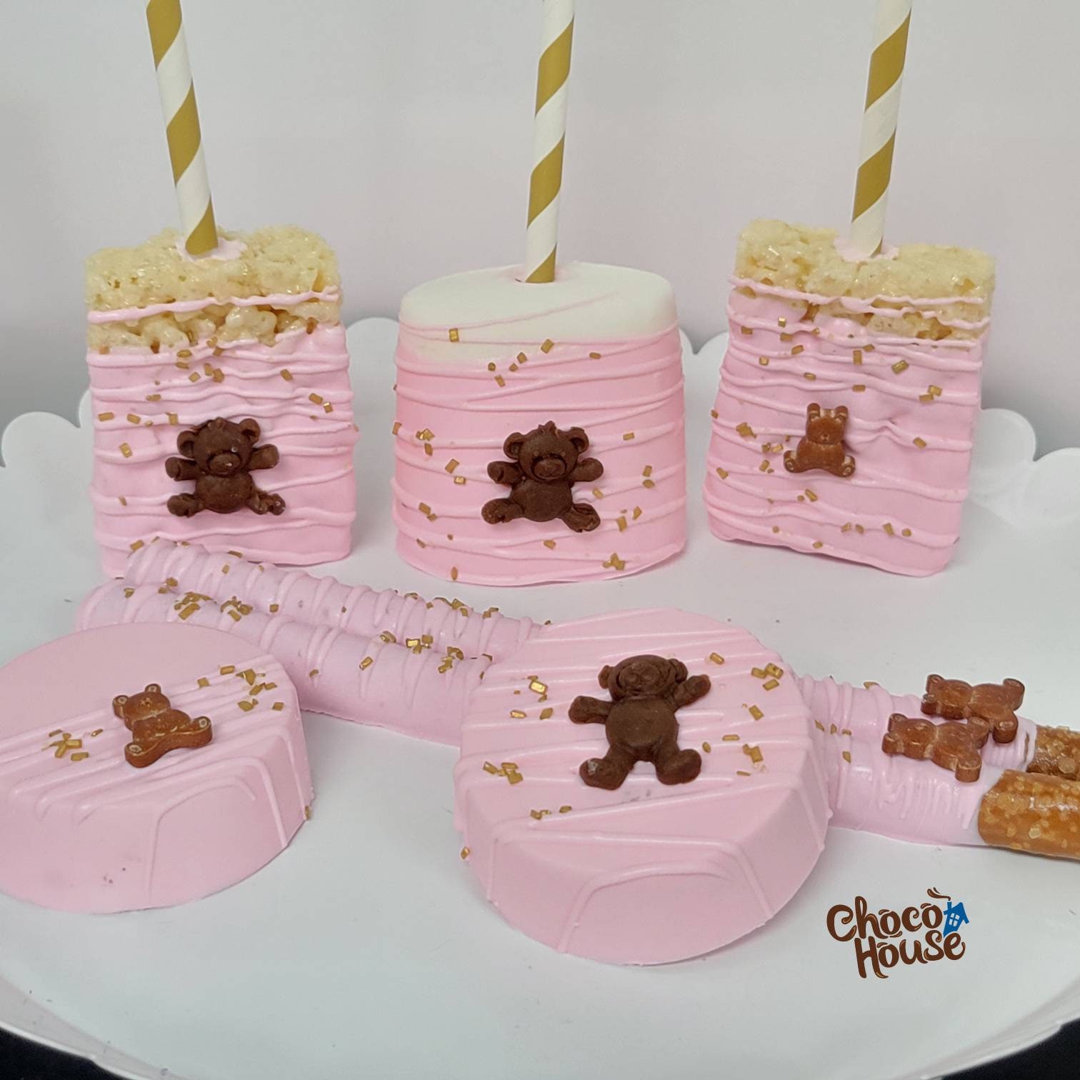 Teddy Bear Treats Bundle. Baby Shower. Party Favors. We Can Bearly Wait ...