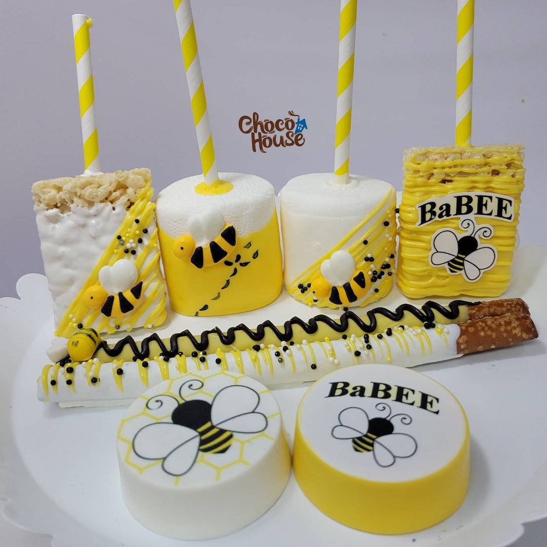 Bee Themed Party Favors. Chocolate Treats. 48 Pcs - Etsy