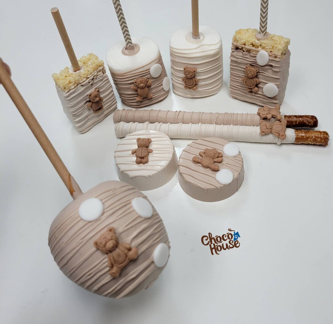 Teddy Bear Treats Bundle. Baby Shower. Party Favors. We Can Bearly Wait ...