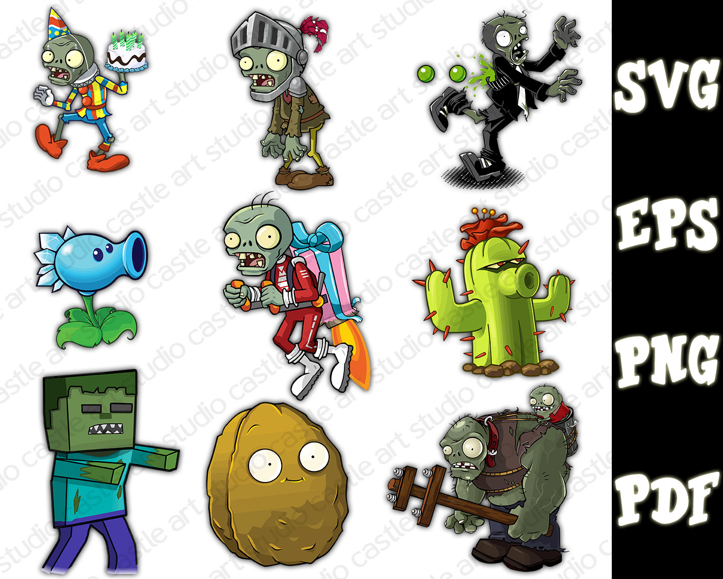 Plants Vs Zombies Characters Names
