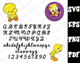 Bird Alphabet Svg - Etsy