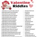 Valentine Riddles, Valentine's Day Game Printable, Valentines Party ...