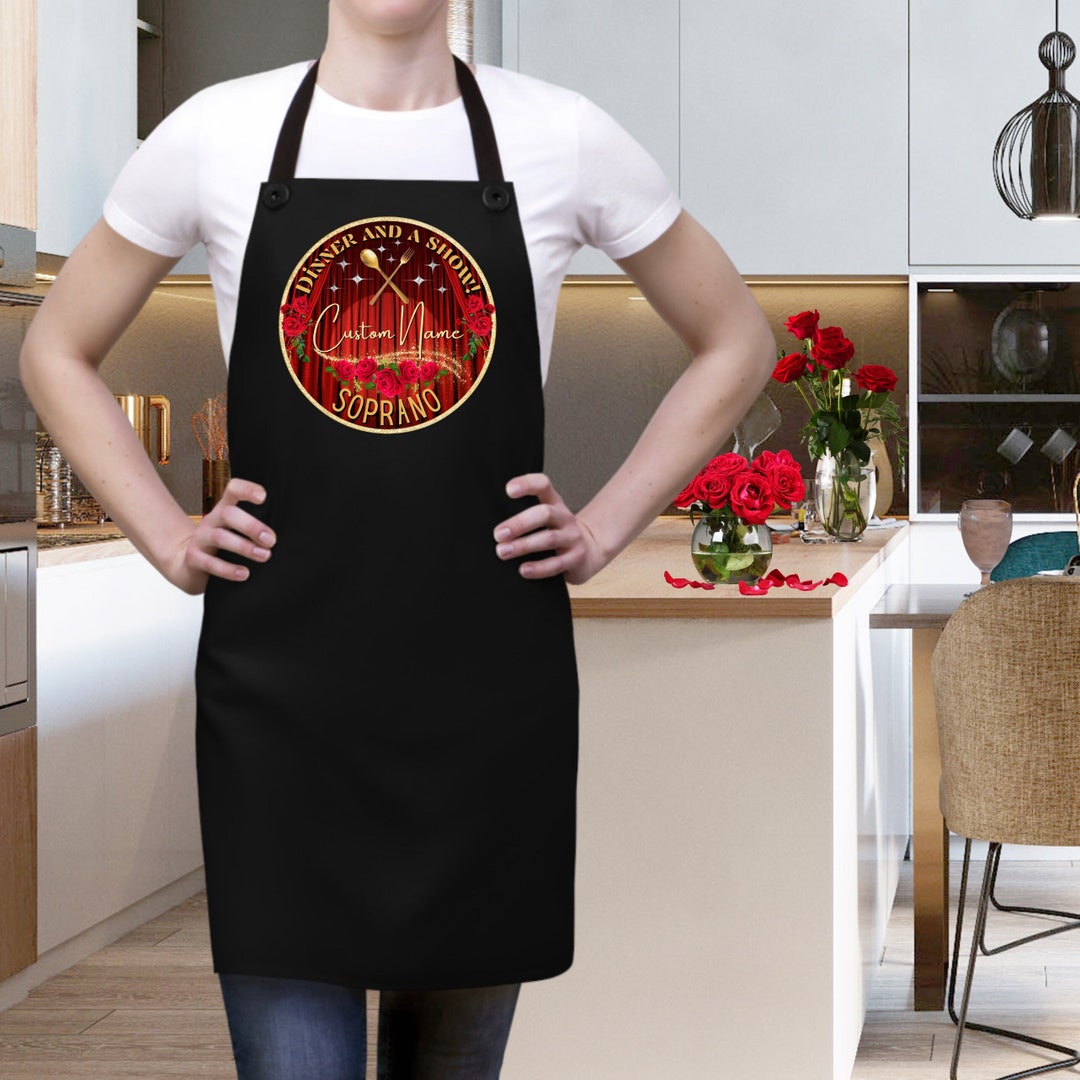 Dinner and a Show Soprano Personalized Custom Name Apron Gift for ...
