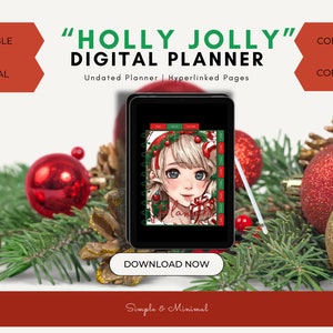 Christmas Digital Planner Holiday Planner Printable - Etsy