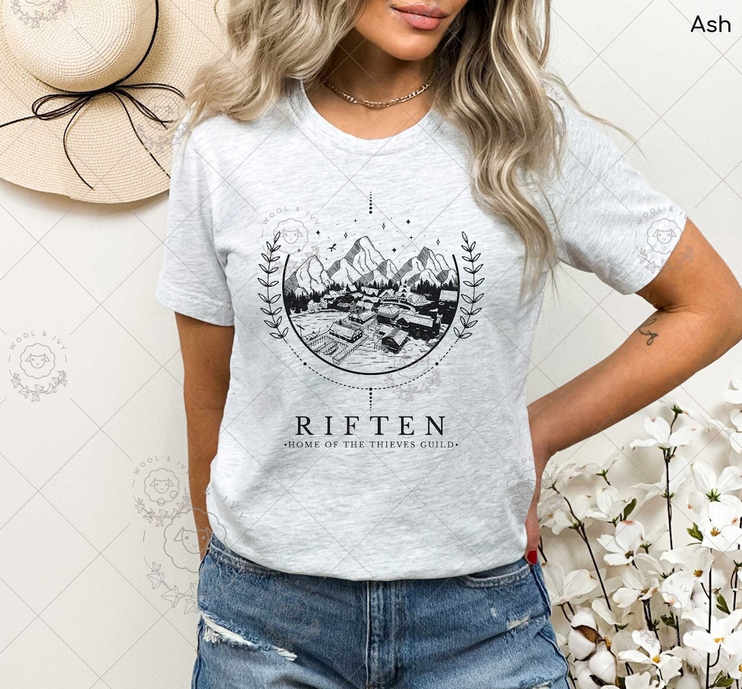 Skyrim Riften Shirt, TES ESO Video Game Shirt, Fantasy Gamer Gift ...