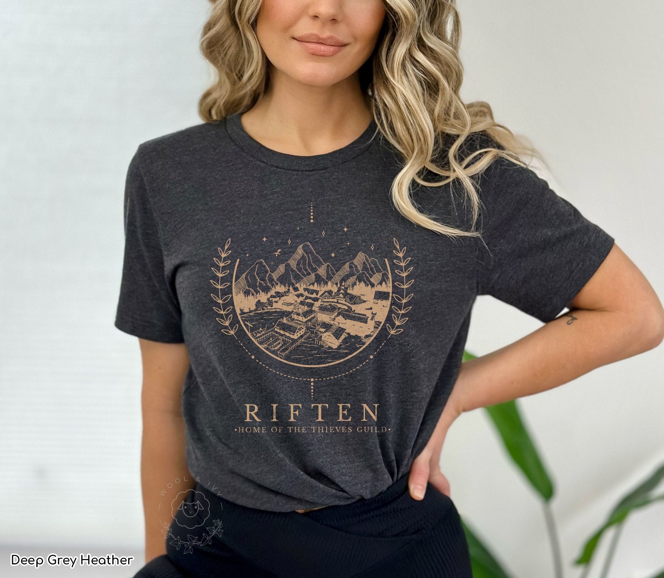 Skyrim Riften Shirt TES ESO Video Game Shirt Fantasy Gamer - Etsy