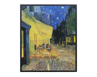 Vincent Van Gogh Café Terrace at Night Printable Famous Art - Etsy