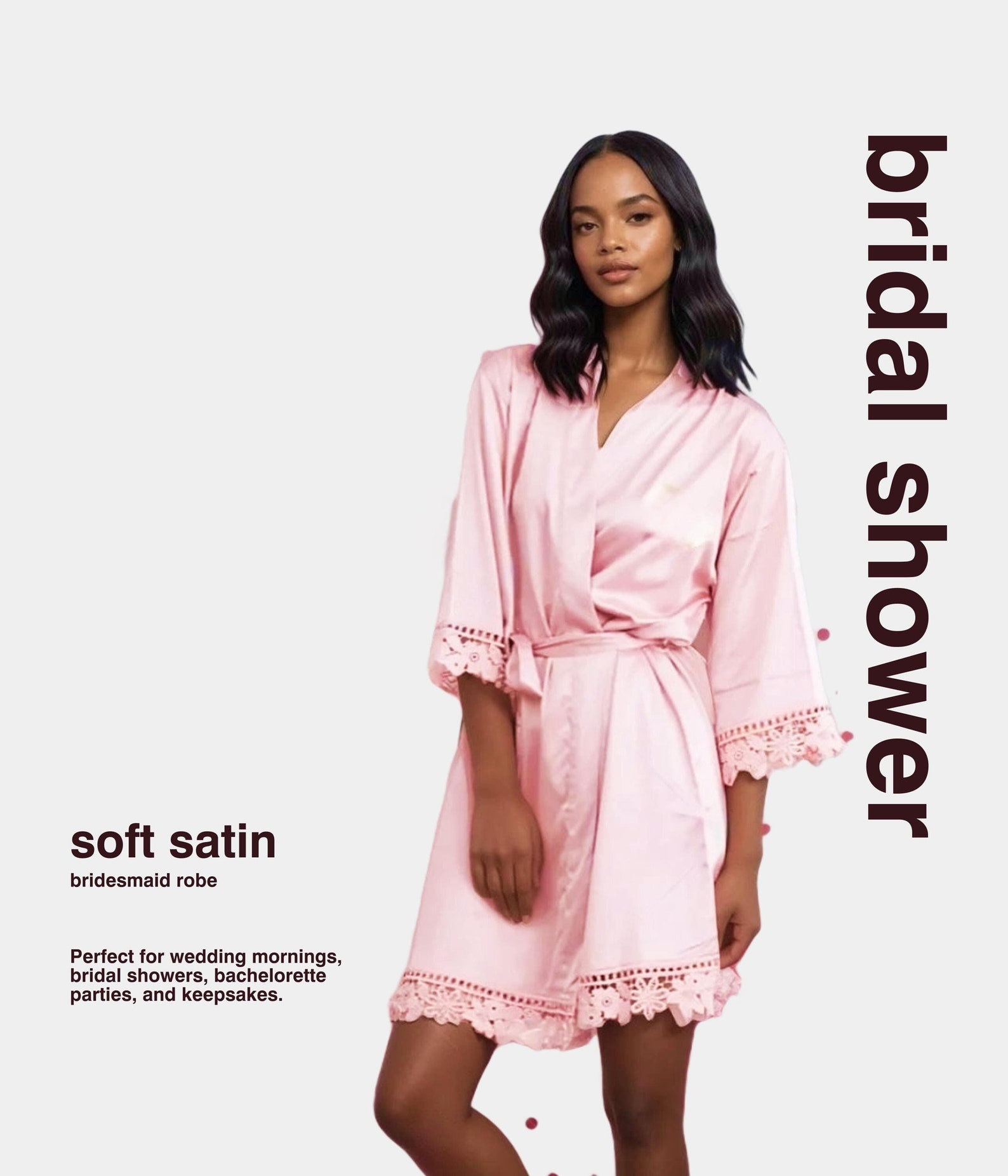 Personalized Bridesmaid Robes, Custom Bridesmaid Robes, Satin ...