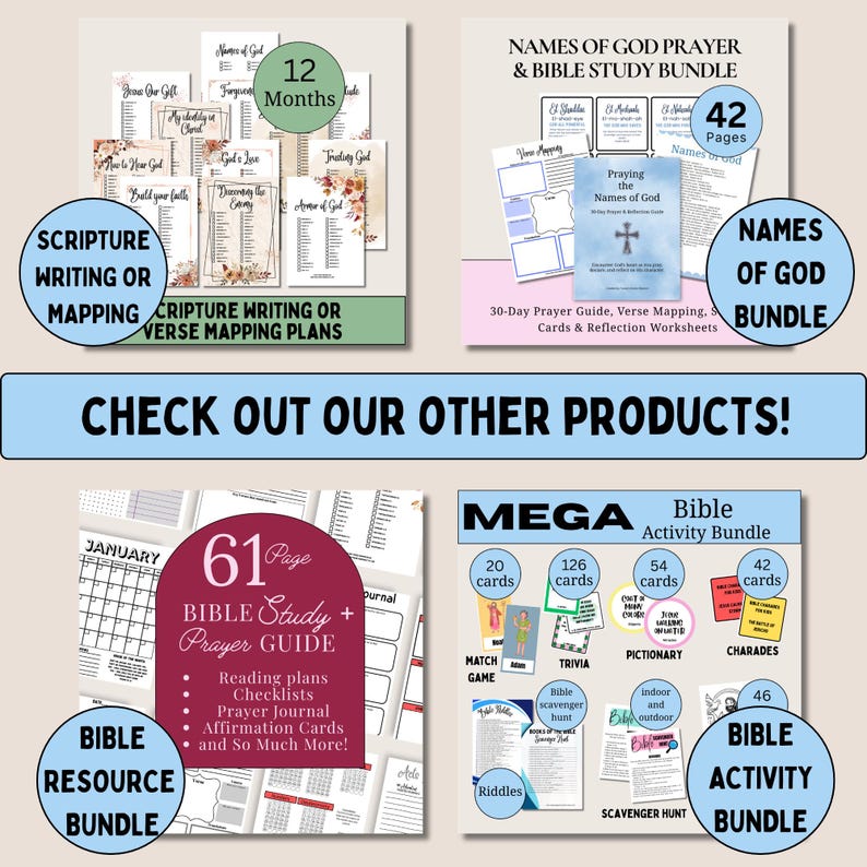 Back School Bundle Lunch Box Notes Bible Verse Card Kid Prayer ...