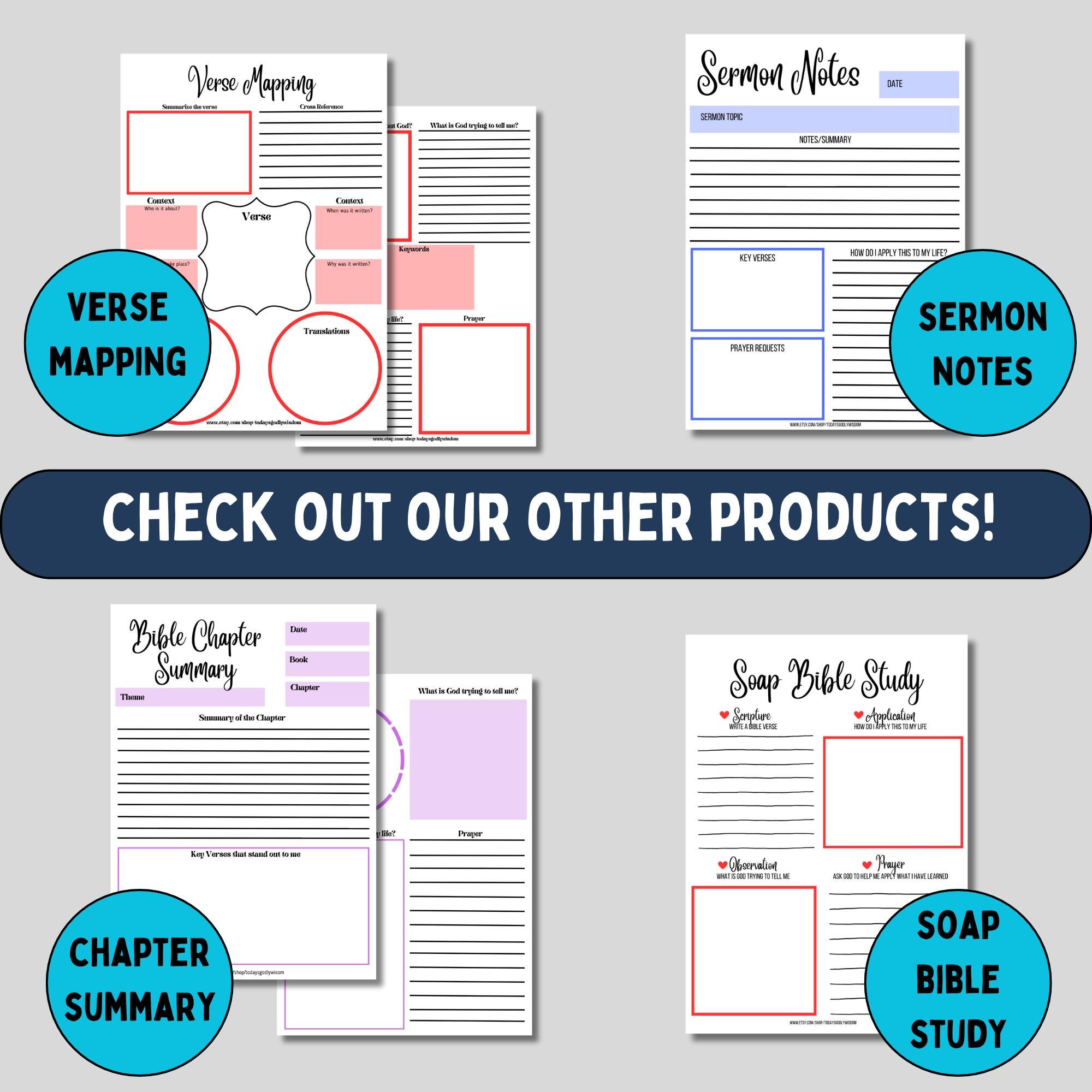 How to Pray With ACTS Method Printable ACTS Prayer Journal Pages for ...