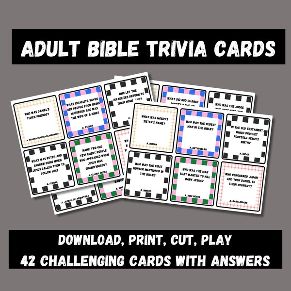 Bible Game - Etsy
