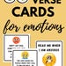 Christian Emotion Cards Printable Bible Verses for Emotions and ...