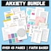 Christian Anxiety Journal Printable Bundle Bible Verses for - Etsy