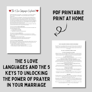 Christian Marriage Resource Bundle Printable Marriage Counseling Love ...