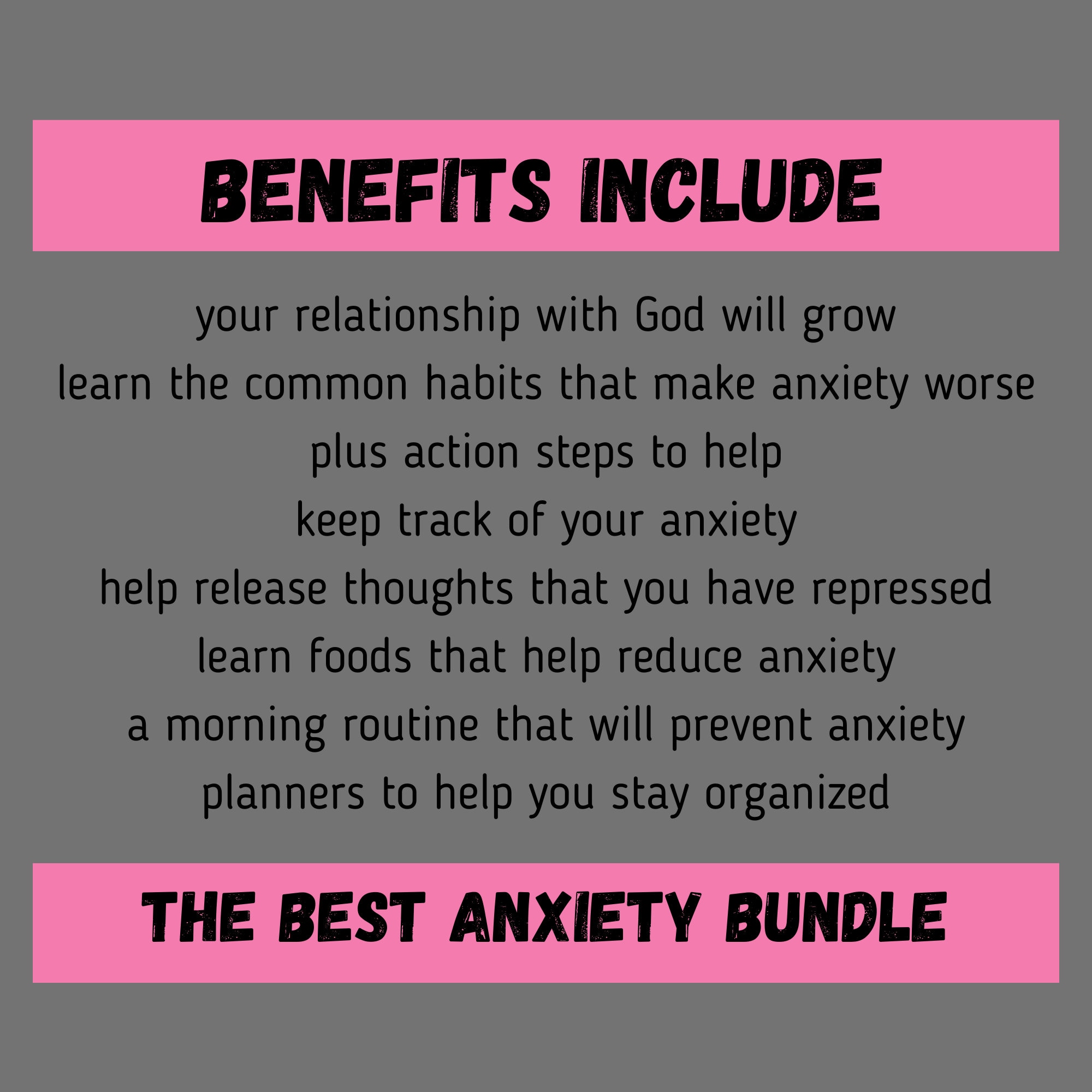 Christian Anxiety Journal Printable, Bible Verses for Anxiety, Anxiety ...