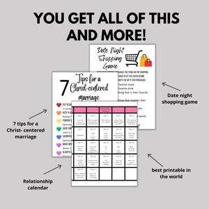Christian Marriage Resource Bundle Printable Marriage Counseling Love ...