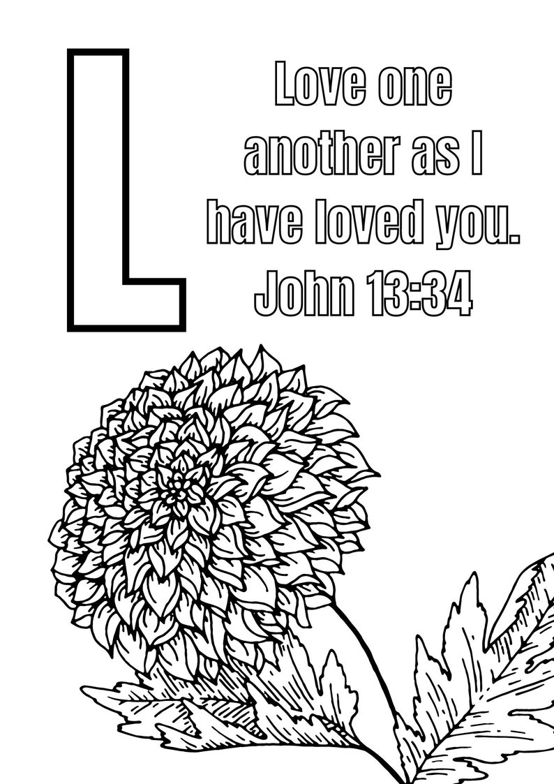 Bible Verse Coloring Pages, ABC Coloring Pages Printable, Coloring ...