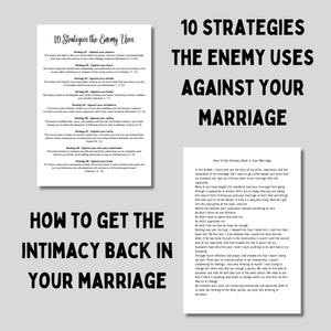 Christian Marriage Resource Bundle Printable Marriage Counseling Love ...