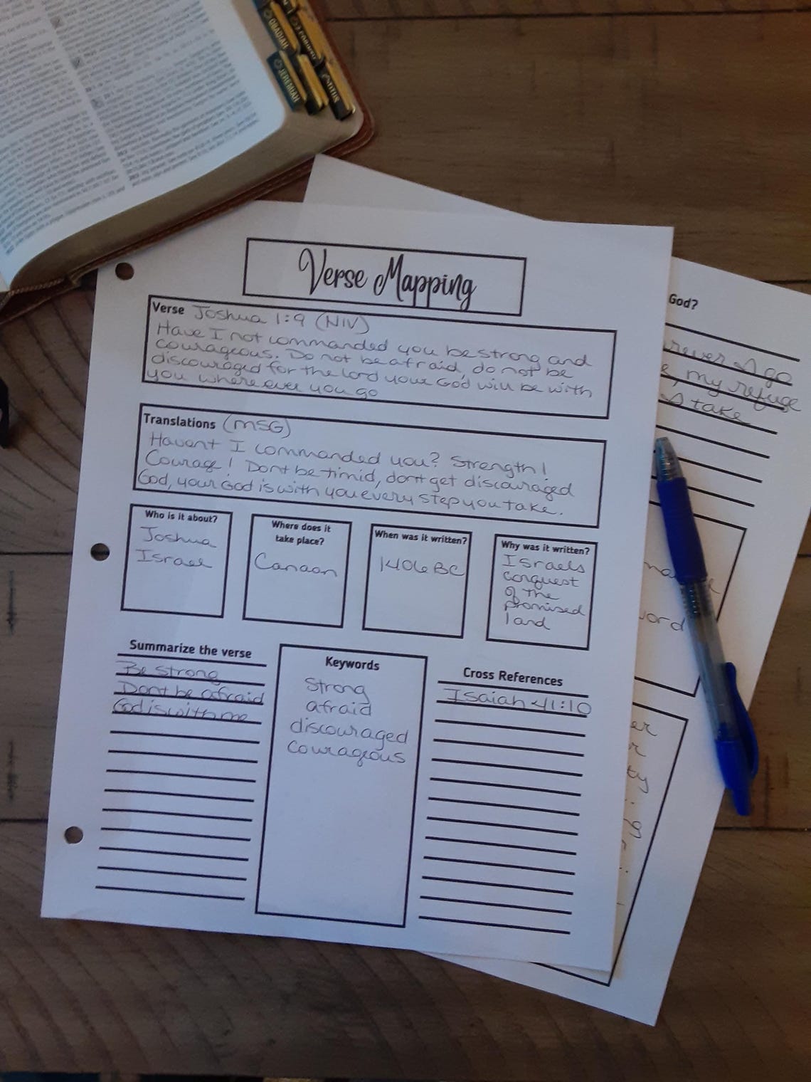Bible Verse Mapping for Beginners Daily Scripture Study With Bible ...