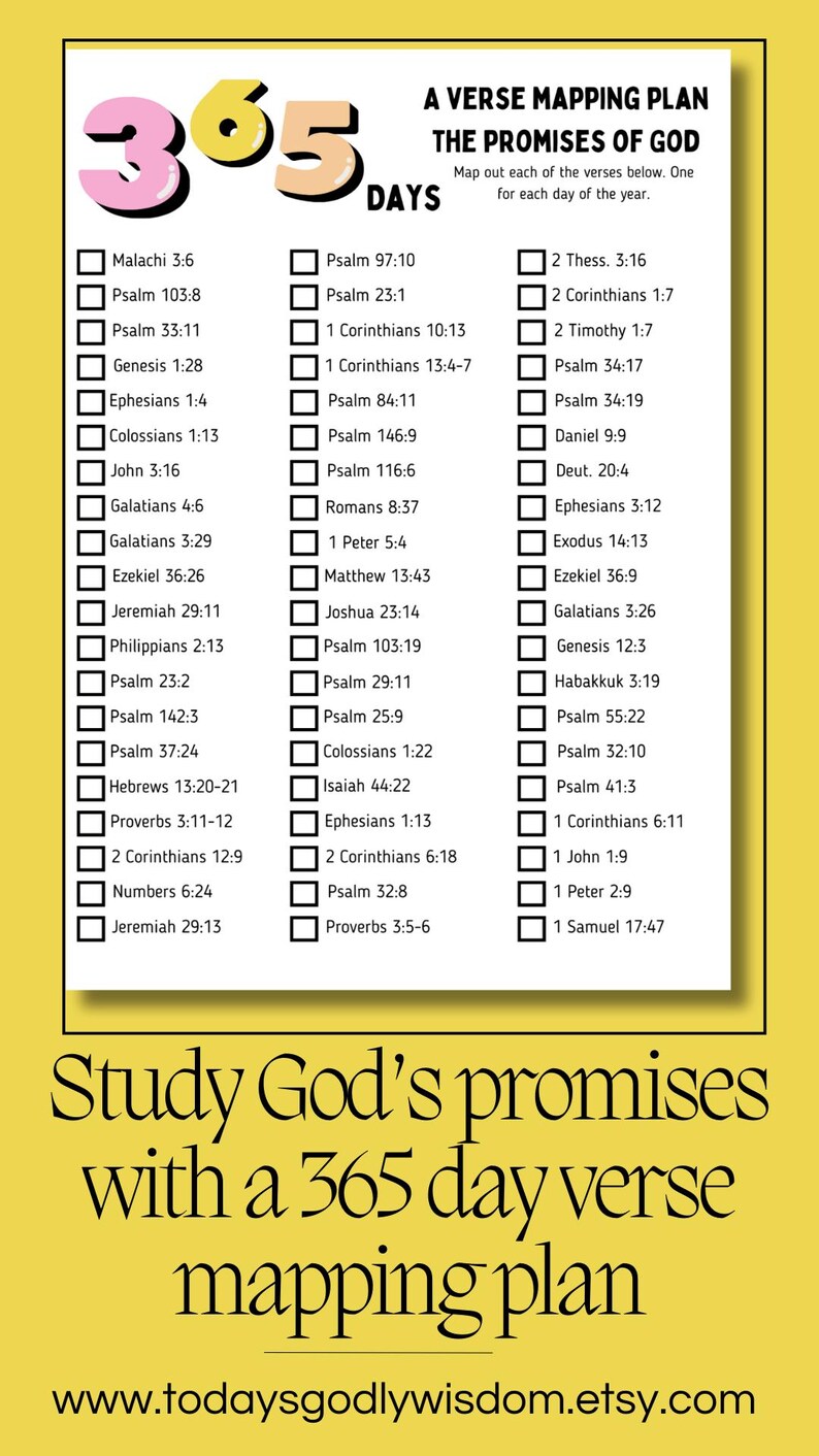 Bible Verse Mapping Bundle Printable Bible Study Planner for Adults ...