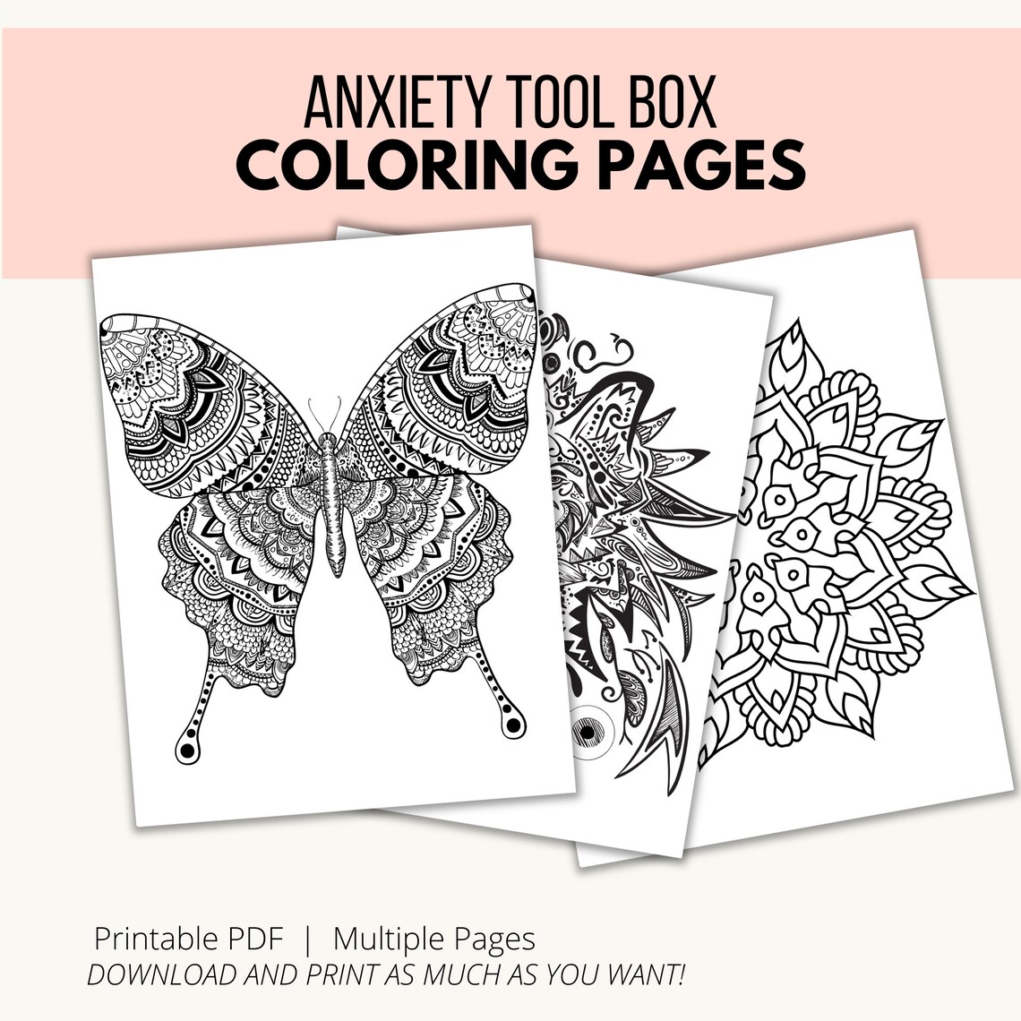 Christian Anxiety Journal Printable Bundle Mental Health - Etsy