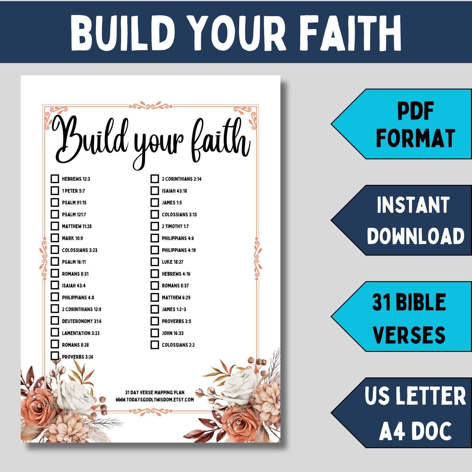 Faith Study Verse Mapping Plan for Adults Bible Verse Study About Faith ...