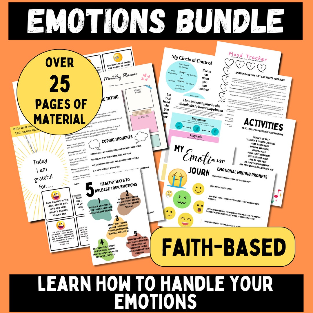Bible Verses for Emotions and Feelings, Emotional Health, Emotional ...